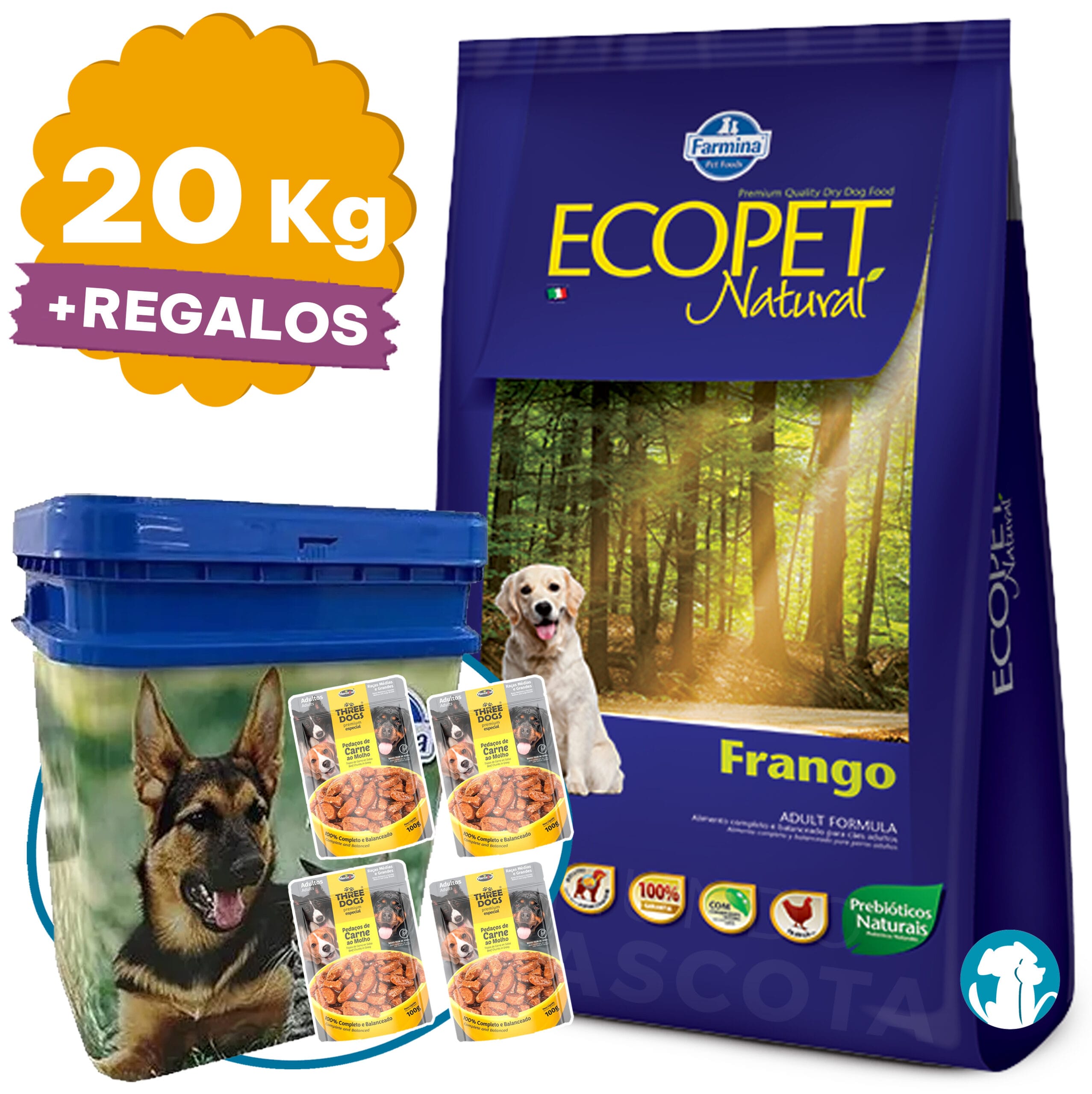 Ecopet Perro Adulto 20 Kg – Mundo Mascota