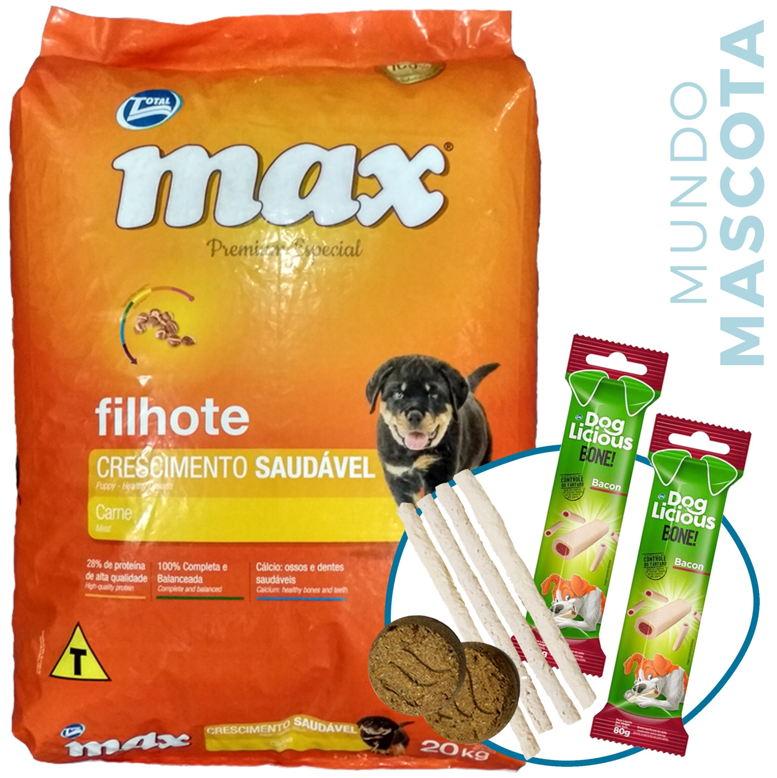 Max Perro Cachorro Sabor Carne 20 Kg – Mundo Mascota