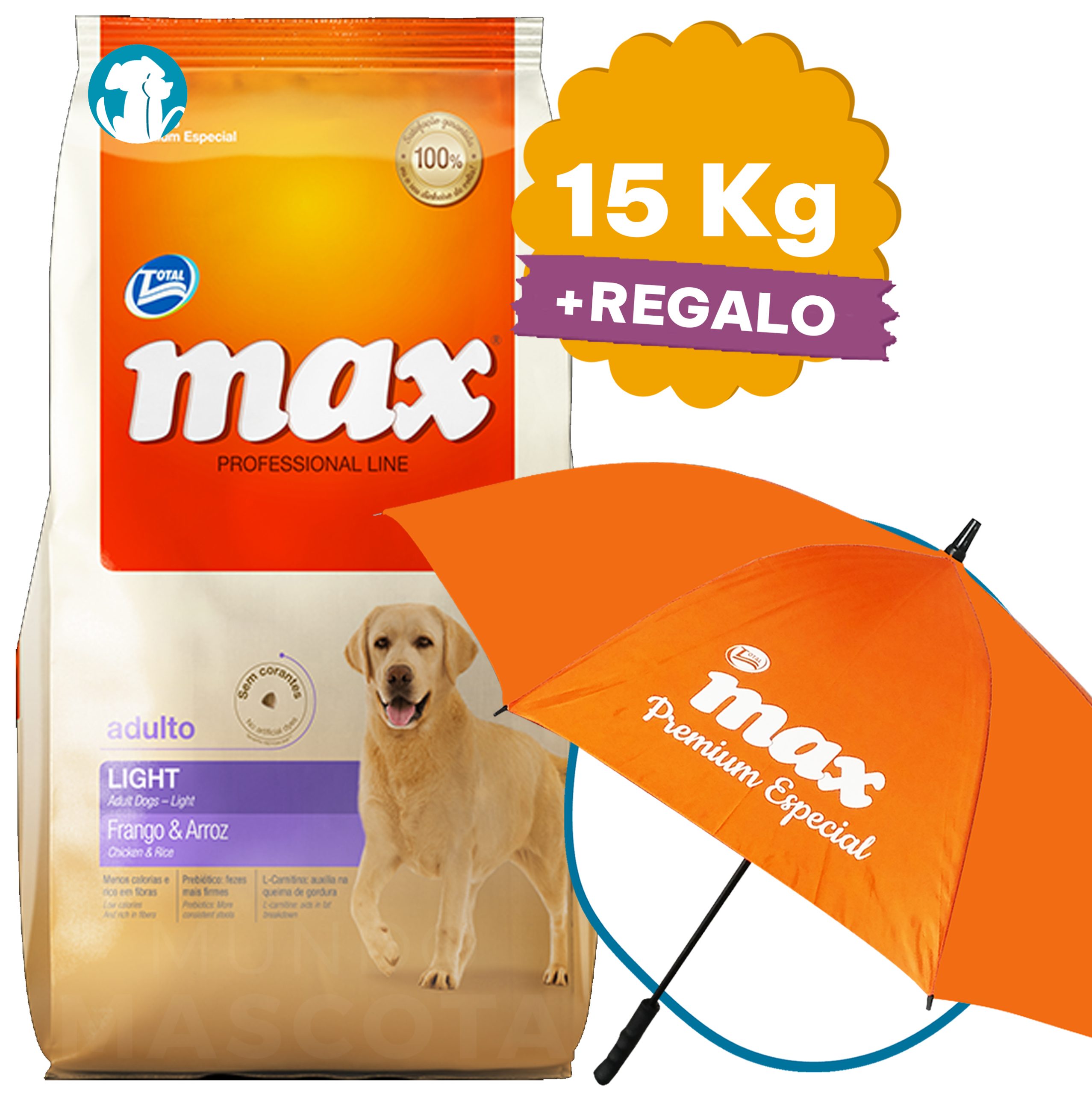 Max Perro Adulto Light 15 Kg – Mundo Mascota