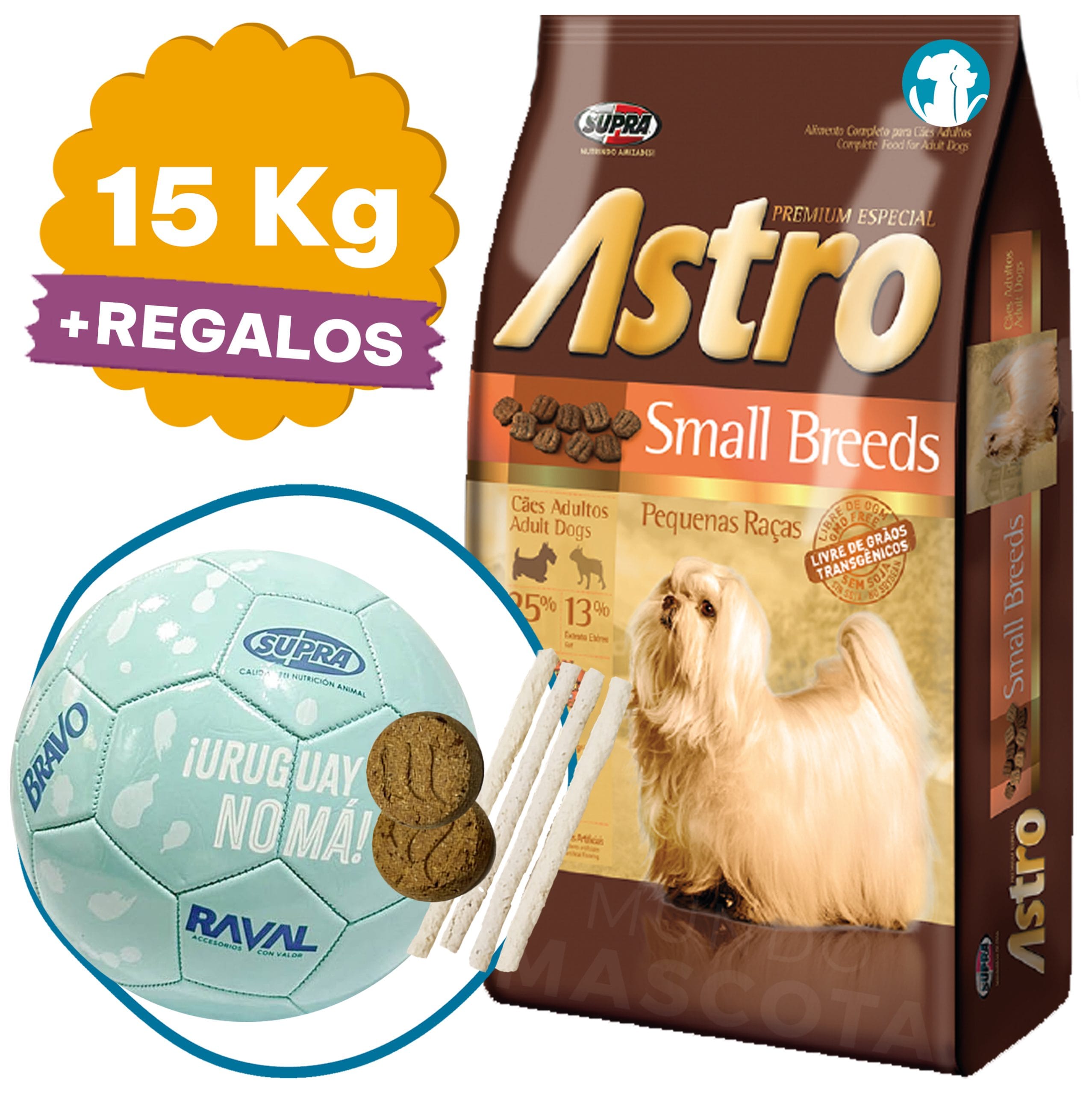Astro Small Breed Perro Adulto Raza Pequeña 15 Kg – Mundo Mascota