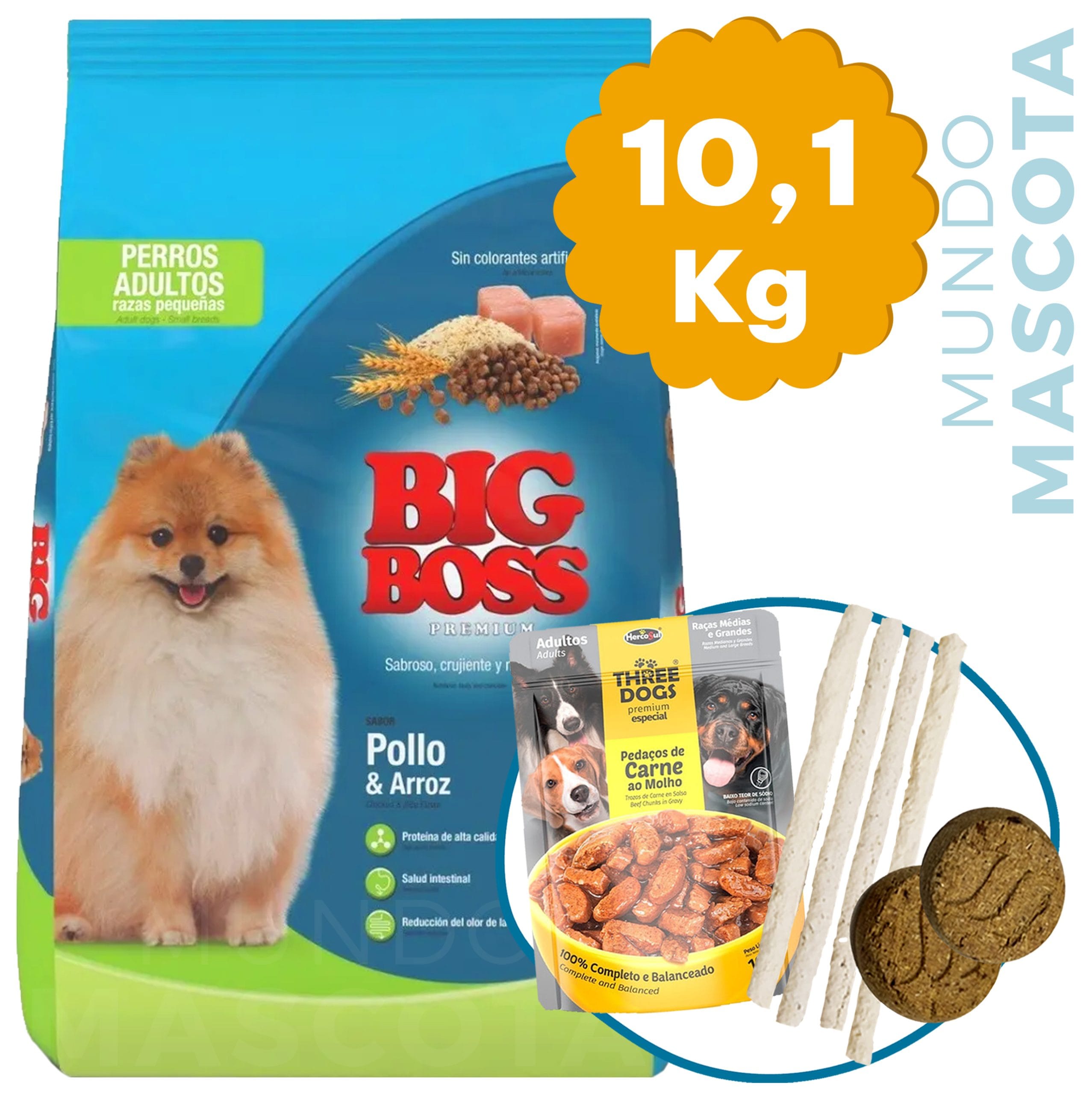 Big Boss Perro Adulto Raza Pequeña 10,1 Kg – Mundo Mascota