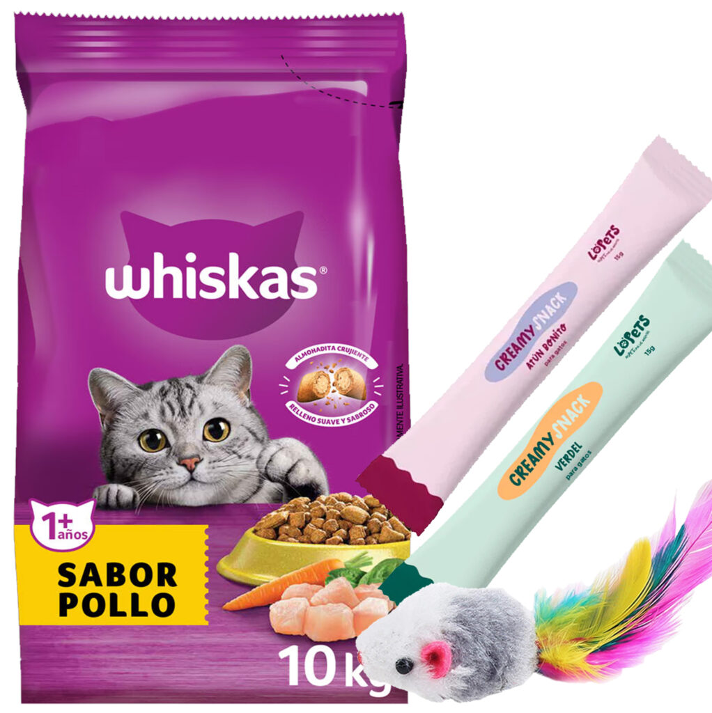 Whiskas Gato Adulto Sabor Pollo 10 Kg – Mundo Mascota
