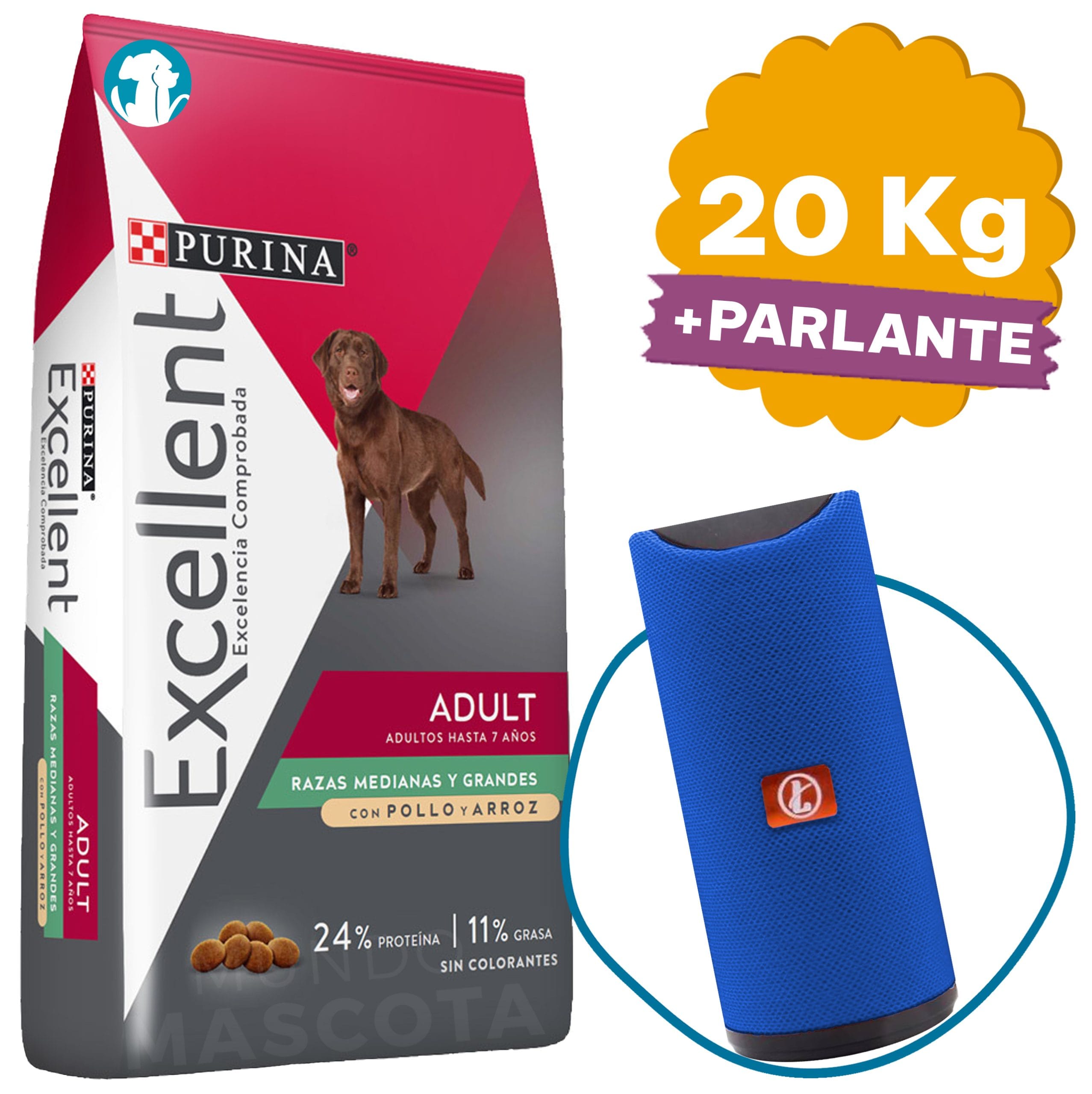 Excellent Dog Raza Mediana y Grande 20 Kg – Mundo Mascota