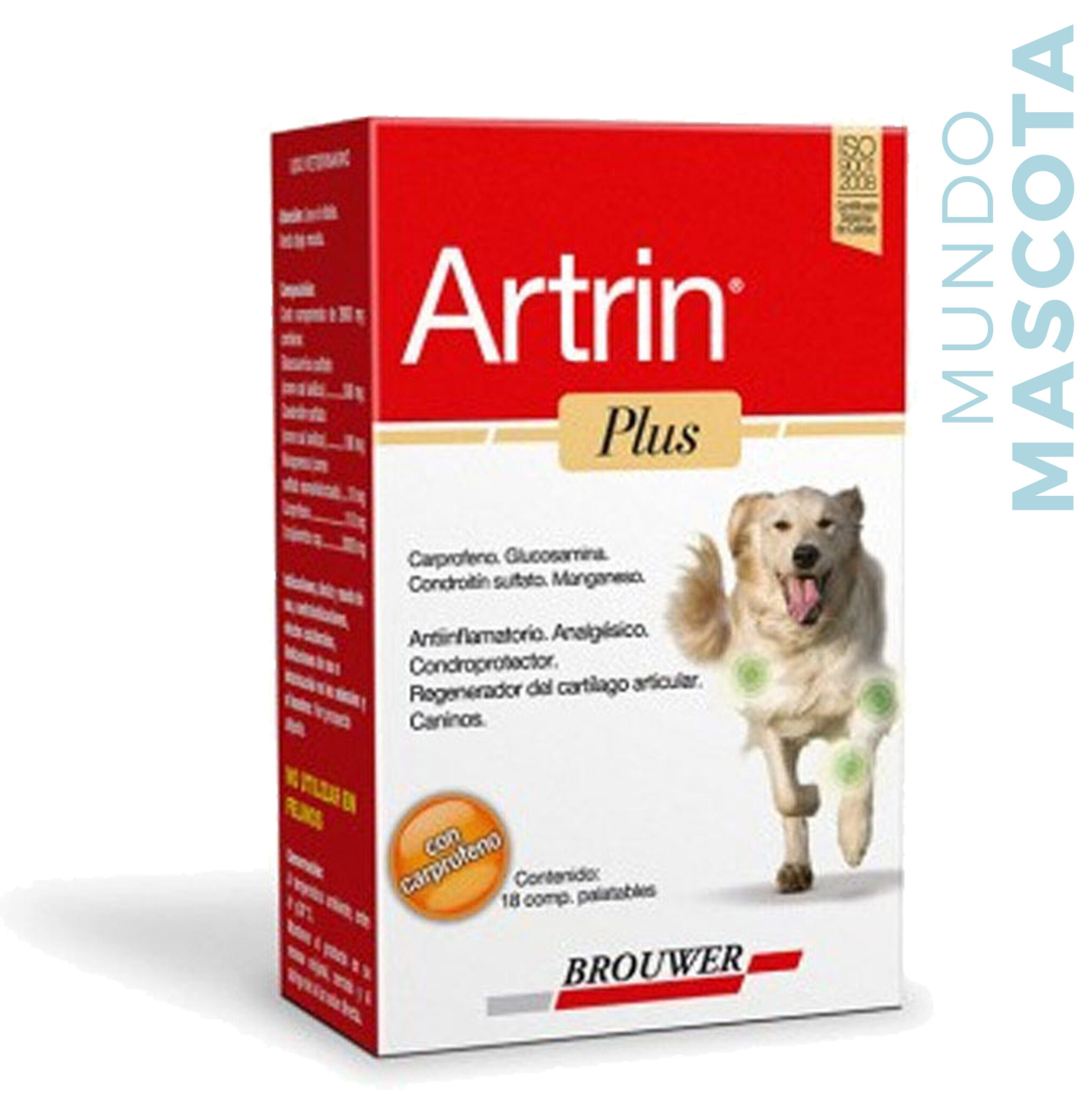 Artrin Plus 18 Comprimidos Palatables Condoprotector Perro – Mundo Mascota