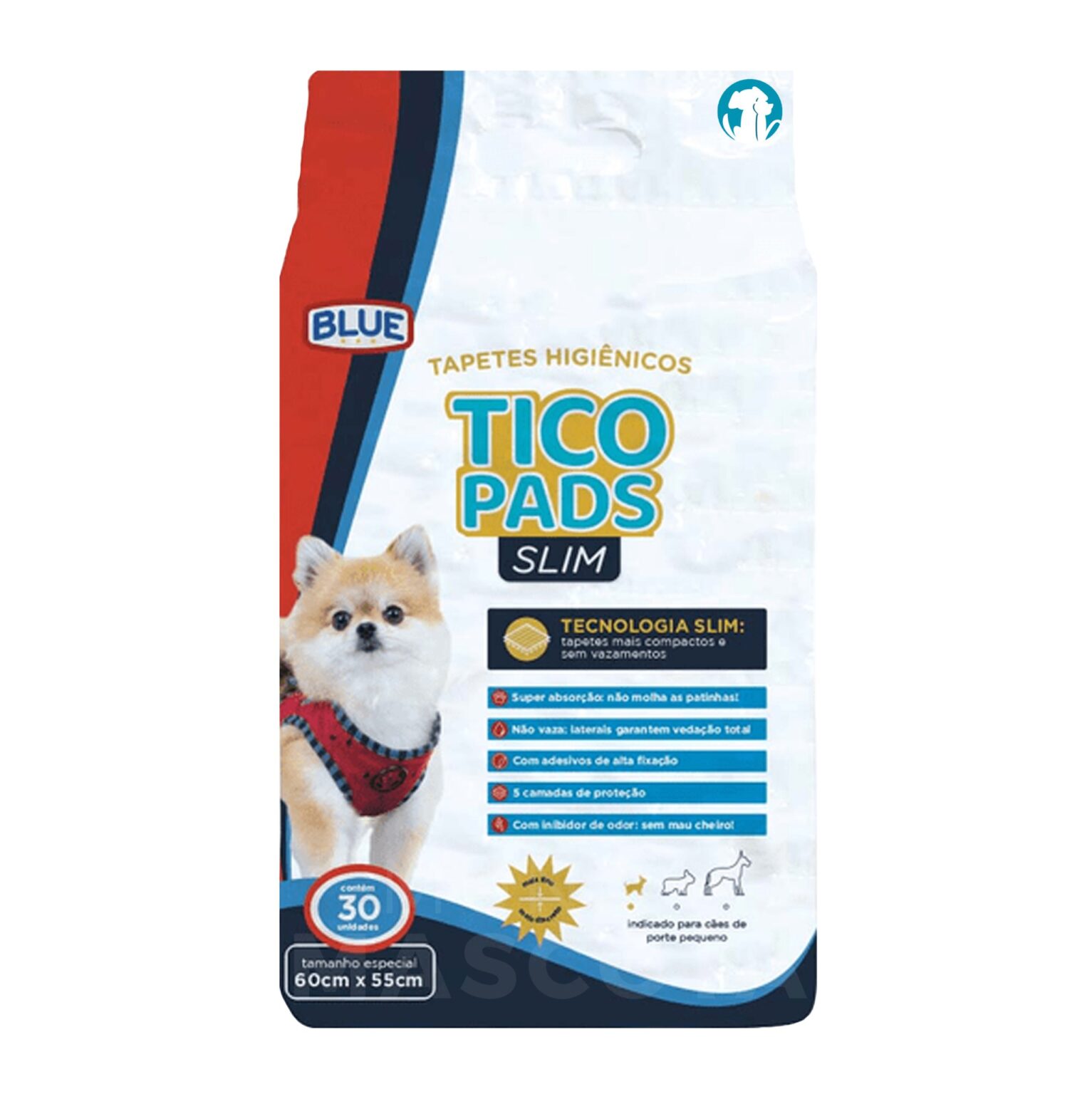 Pañal Entrenamiento Tico Pads Slim 30 Und / 60 x 55 cms – Mundo Mascota