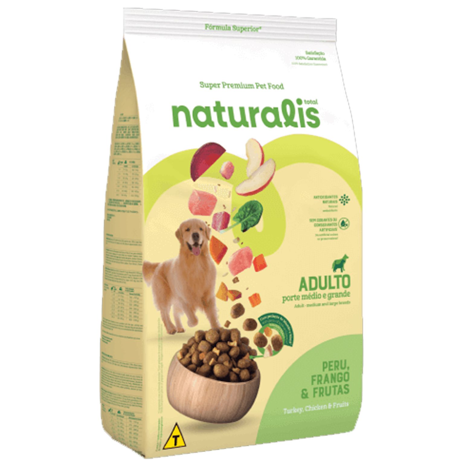 Naturalis Perro Adulto Todas Las Razas 2,5 Kg / Sabor Pollo, Pavo y ...